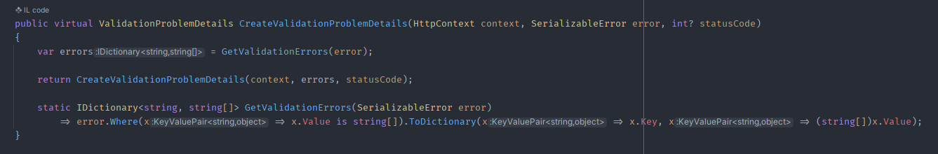 How to customise the ProblemDetails object when capturing FluentValidation exceptions? · Issue ...