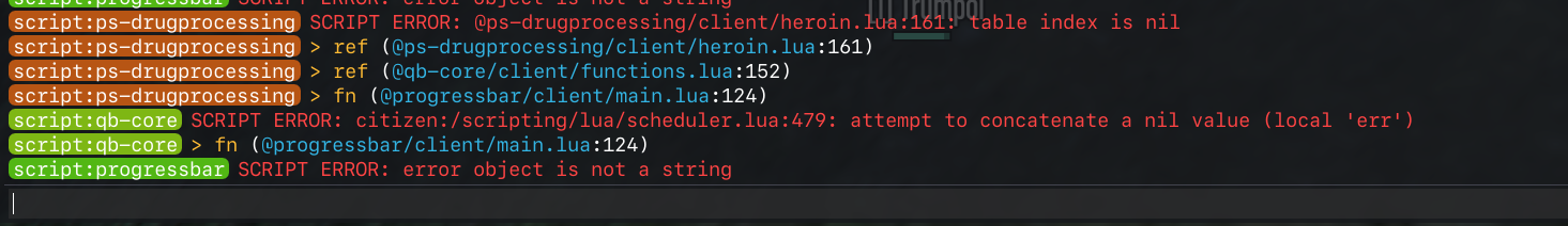 Suddently stops harvesting plants/barrels · Issue #118 · Project-Sloth/ps-drugprocessing · GitHub