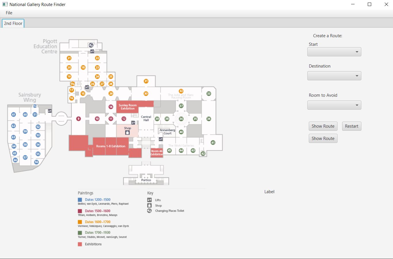 GitHub - BarnesIan/CA2-National-Gallery-Wayfinder: A Wayfinder Application of Londons National ...