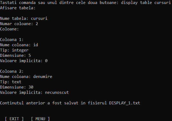 GitHub - denisa-iordache/Clona-SQLite-in-C-POO: Crearea propriului SGBD menit să reprezinte o ...