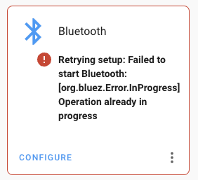 Bluetooth: A message handler raised an exception: 'org.bluez.Device1 ...