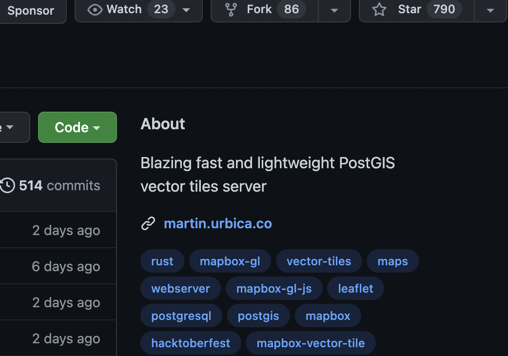 Update url in description of repo · Issue #383 · maplibre/martin · GitHub