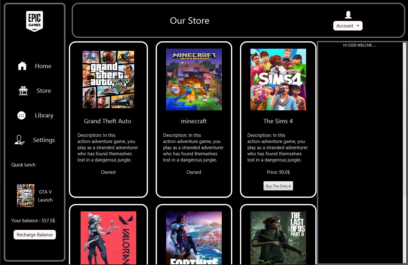 GitHub - shadlia/Epic-Games-Clone: This Java desktop application is a clone of the Epic platform ...