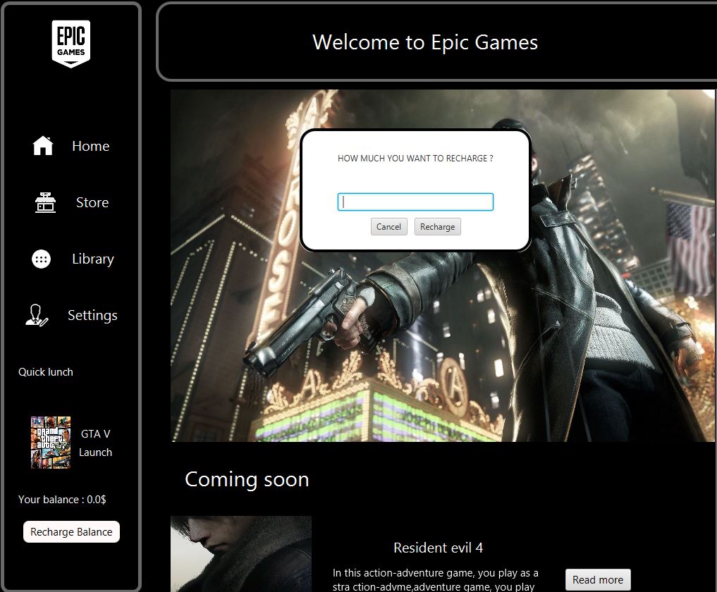 GitHub - shadlia/Epic-Games-Clone: This Java desktop application is a clone of the Epic platform ...