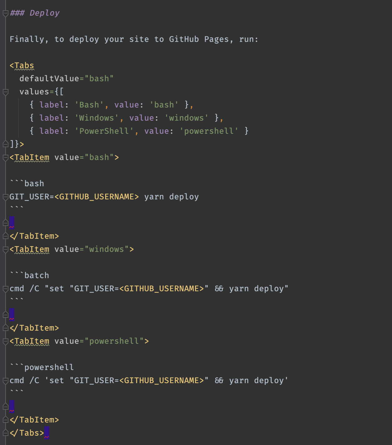 Ignore Tags Inside Mdx · Issue 3967 · Facebookdocusaurus · Github 