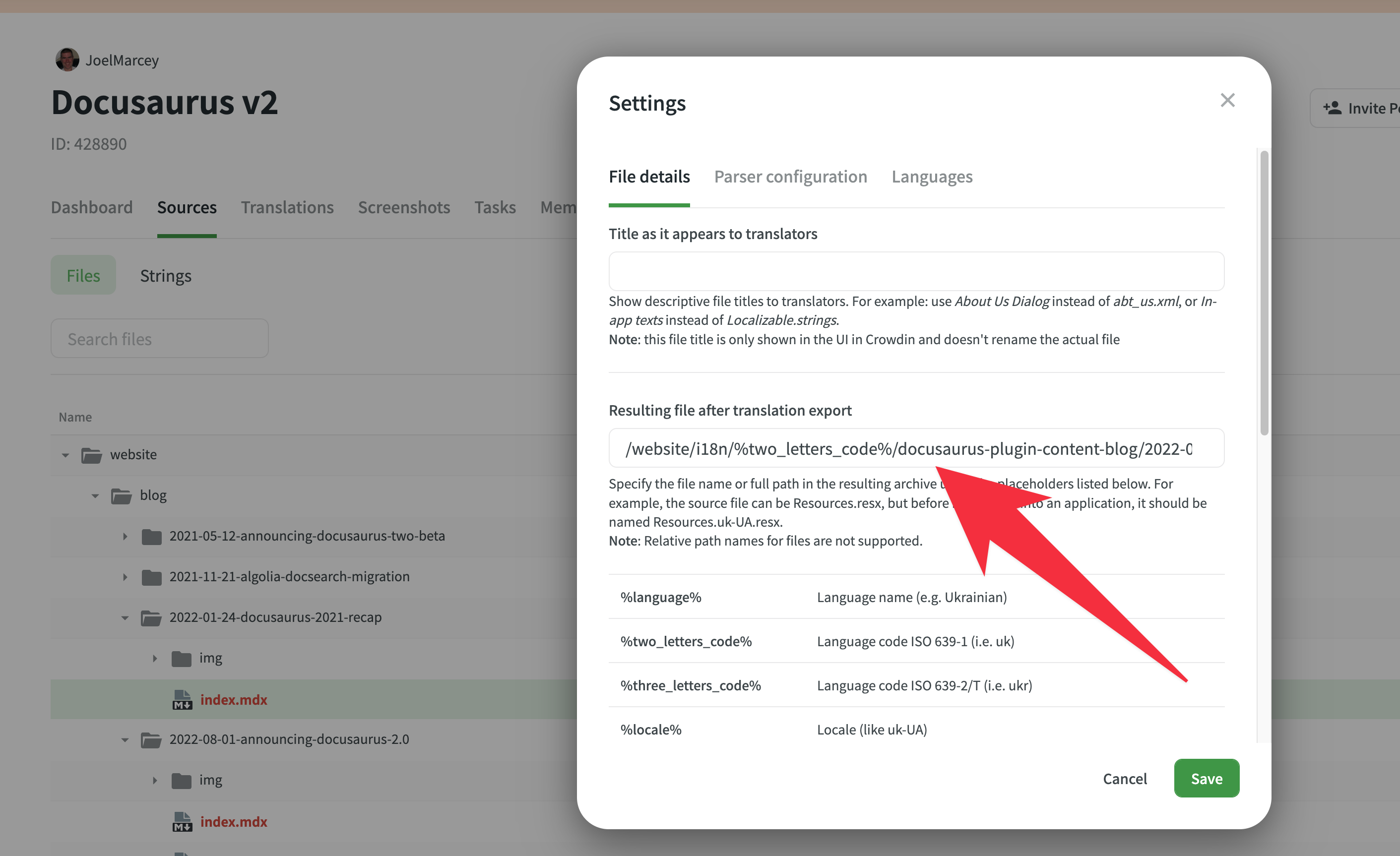 i18n crowdin download doesn't preserve the original folder/file hierarchy · Issue #9016 ...