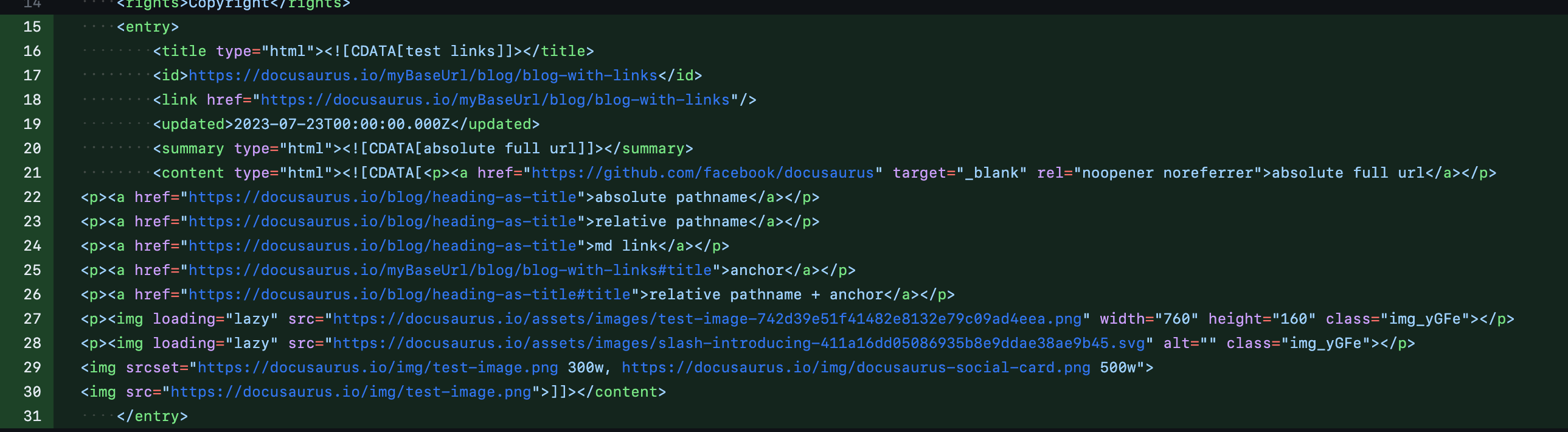 Blog Feeds Render Nicely By Default Xslt Stylesheet · Issue 9197 · Facebookdocusaurus · Github 