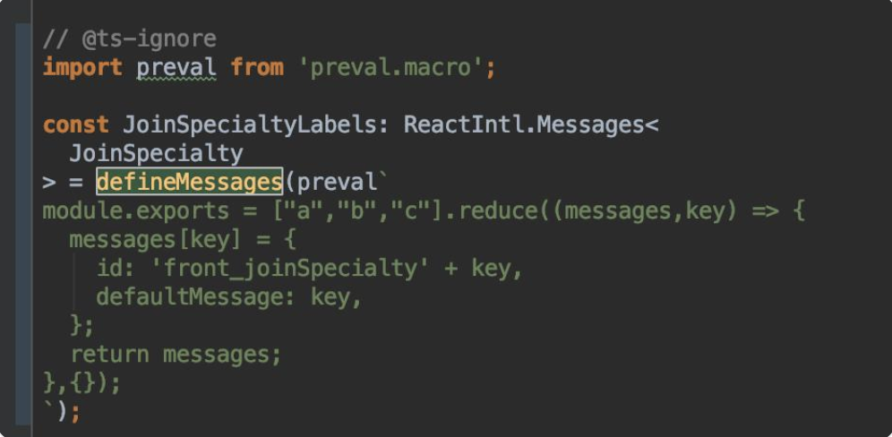 Feature: defineMessages -> run code and collect calls instead of using AST? · Issue #1637 ...