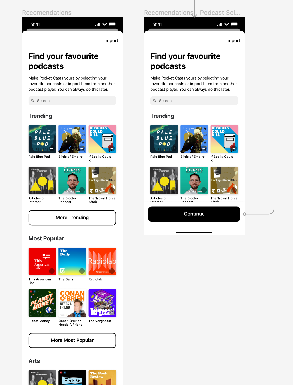 Project: Onboarding Flow · Issue #524 · Automattic/pocket-casts-android · GitHub
