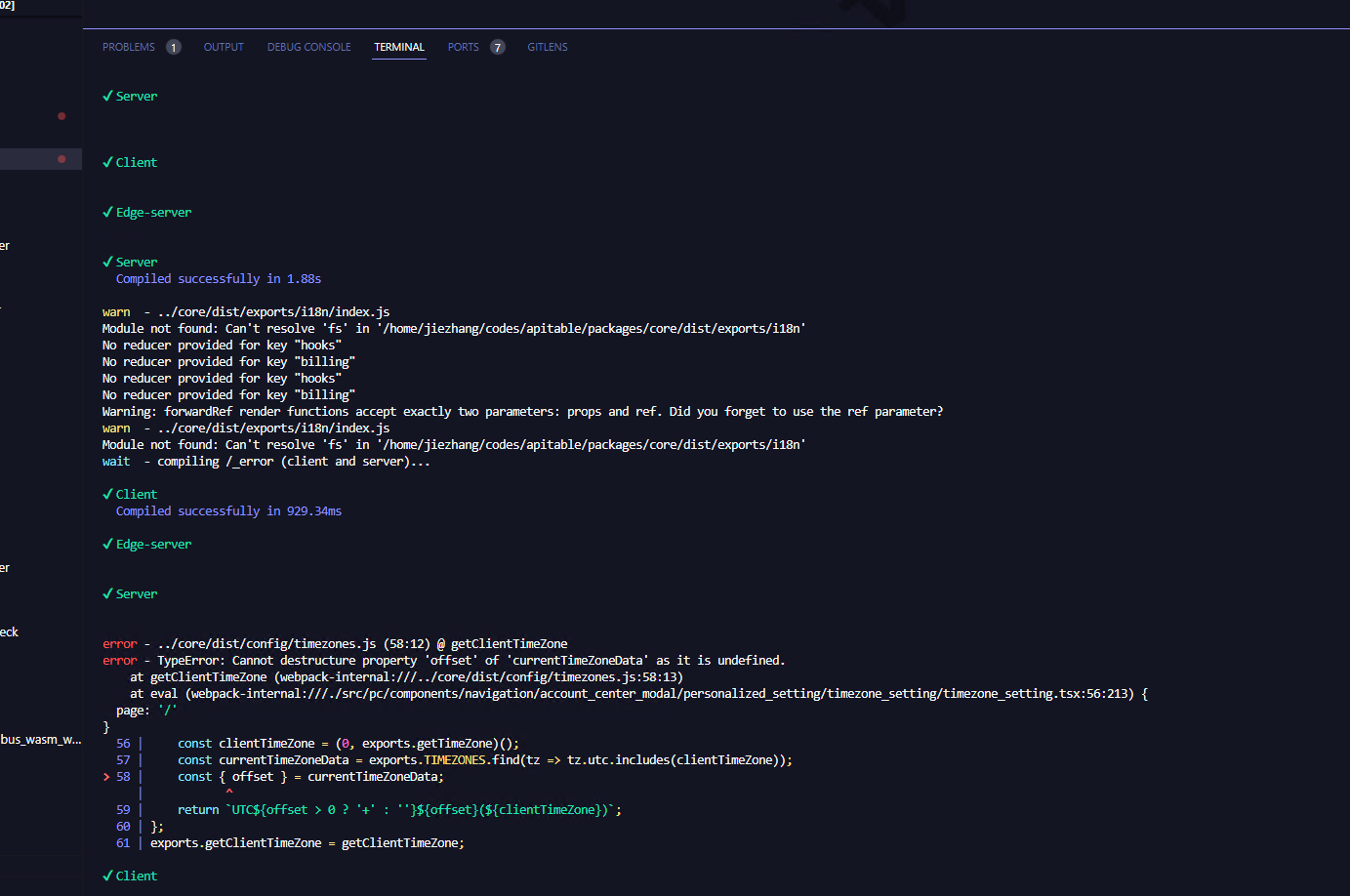 fix: 本地开发环境部署，web-server启动失败 · Issue #1418 · apitable/apitable · GitHub