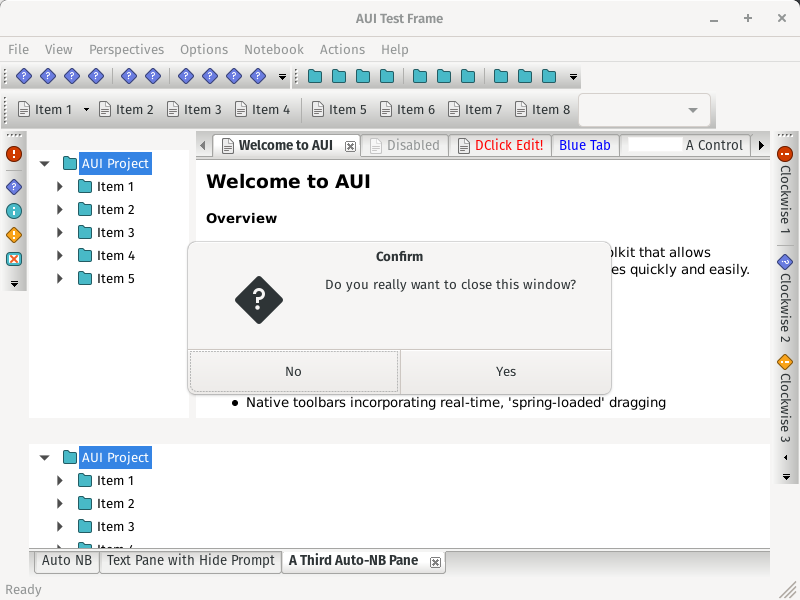 AGW AUI unusable after vetoing close event · Issue #2313 · wxWidgets ...