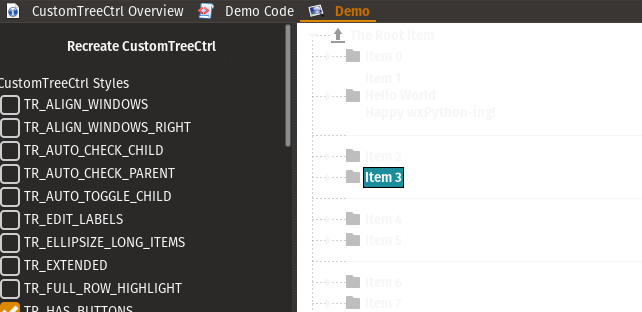 CustomTreeCtrl: items invisible with dark themes on Ubuntu · Issue ...