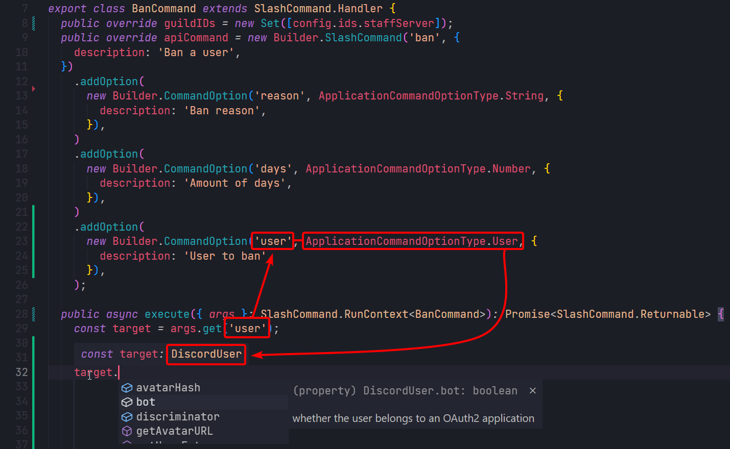 make `CommandInteractionOptionResolver` generic · Issue #8218 · discordjs/discord.js · GitHub