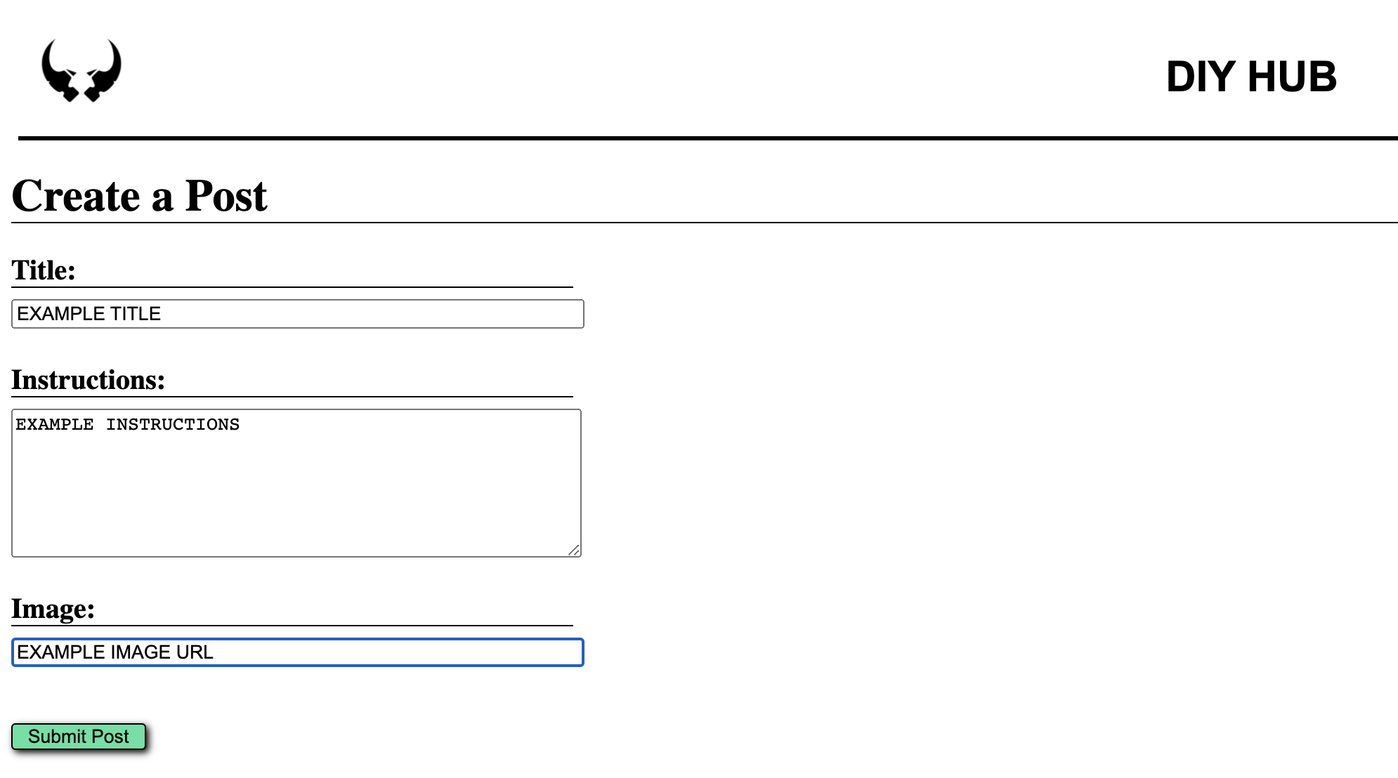 GitHub - KevinKaras/DIY-HUB: DIYHUB was a solo project in App Academy ...