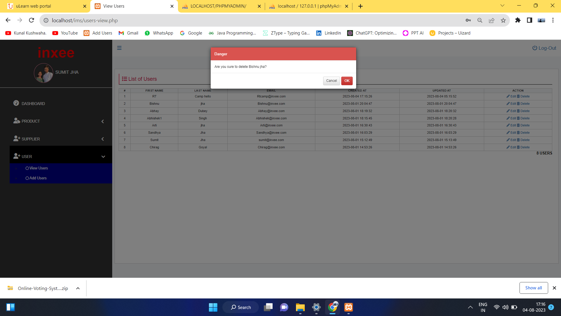 GitHub - sumitjha2001/Inventory-management-system