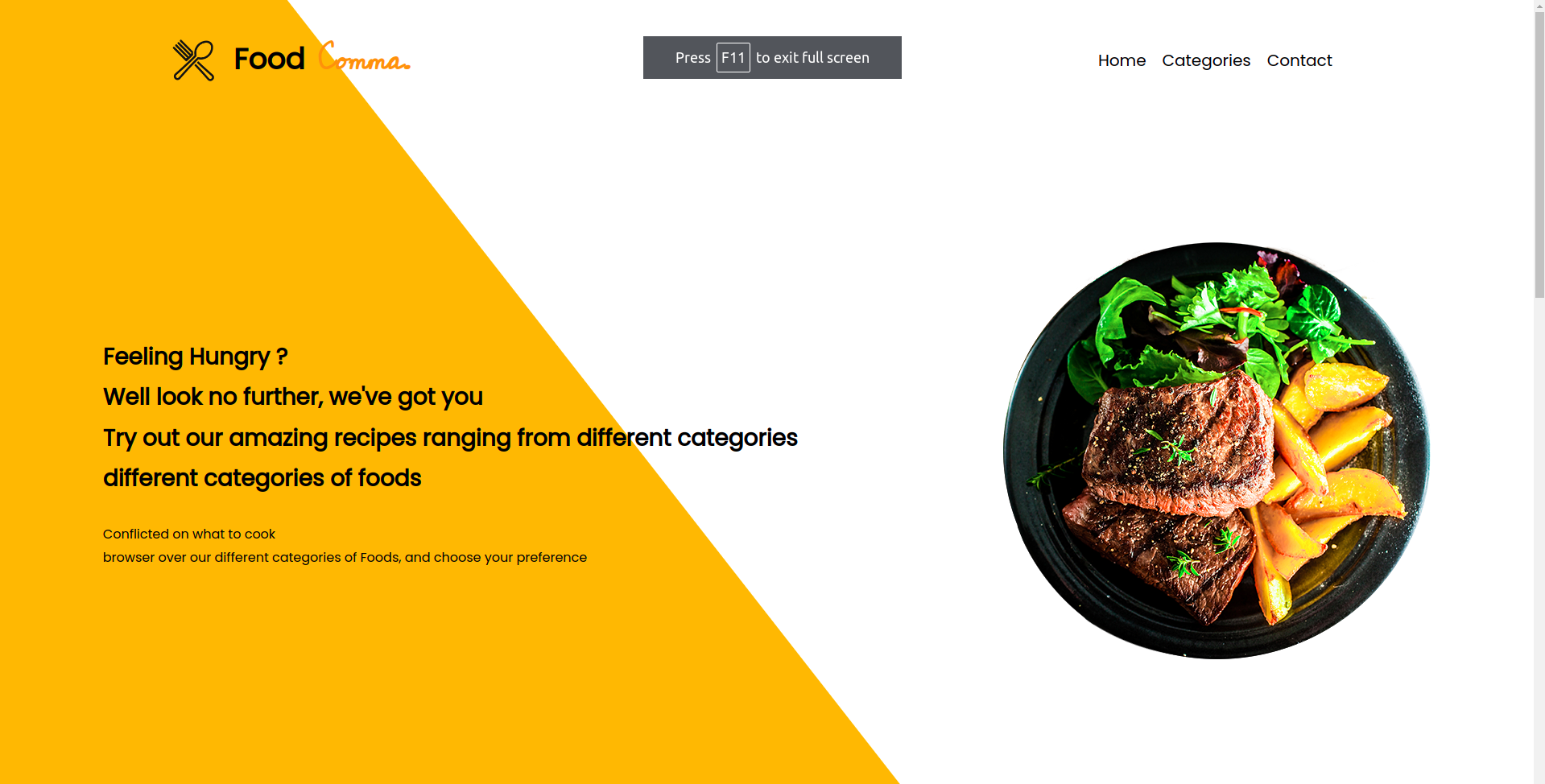GitHub - Yhworld/Food-Comma: Food-Comma is a recipe website where users ...