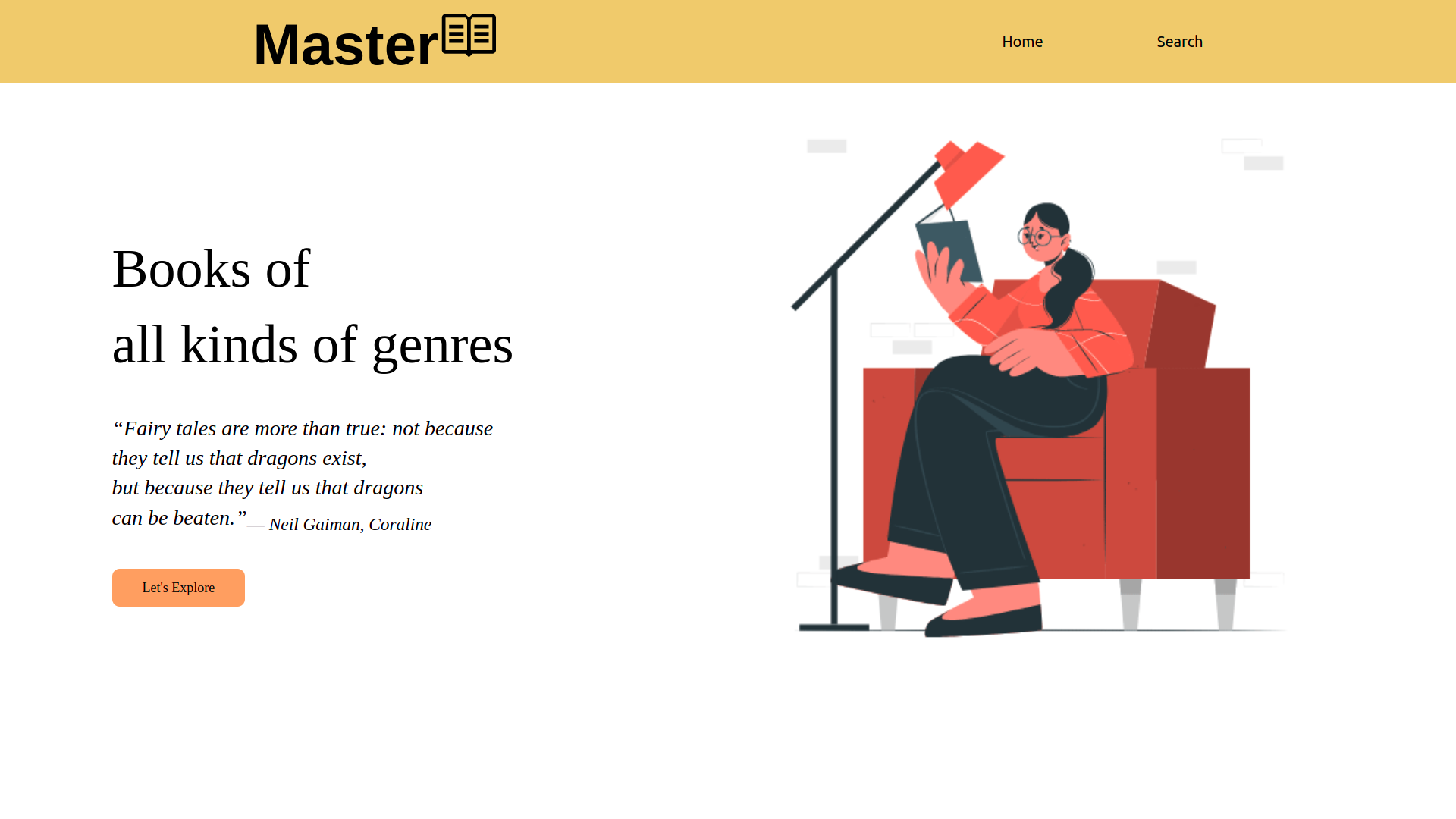 GitHub - Yhworld/masterbook: Masterbook is a react web app which enables users to search for any ...