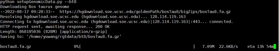 add bos taurus genome · Issue #218 · CostaLab/reg-gen · GitHub