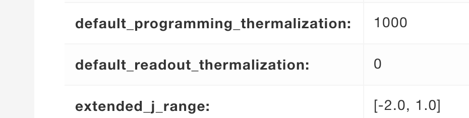 Default readout thermalization displayed as N/A instead of 0 · Issue ...
