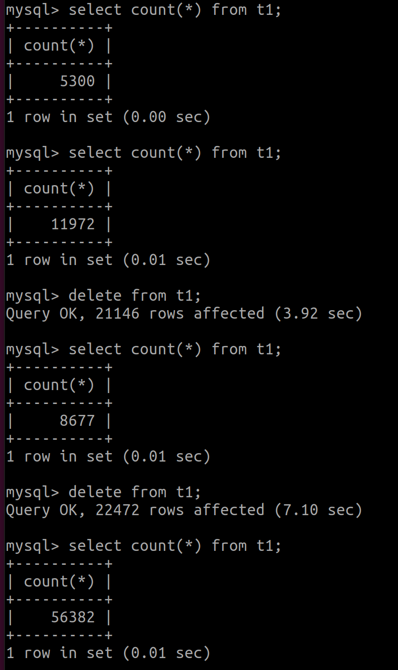 [Bug]: multi-thread insert : delete from t1, return 0 rows affected · Issue #6575 · matrixorigin ...