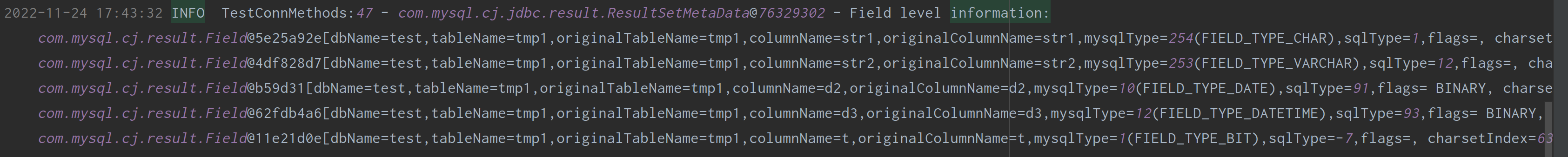 [Bug]: MO_JDBC : resultSet.getMetaData(), return value should be full. · Issue #6922 ...