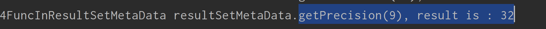 [Bug]: MO_JDBC : metaData.getPrecision(), FLOAT's precision is not correct. · Issue #6928 ...