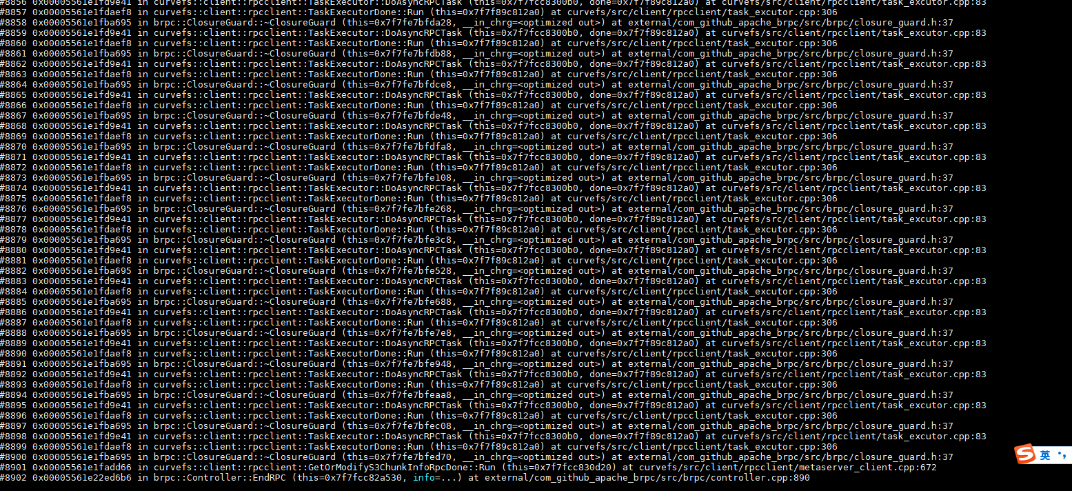 Coredump Appears During Vdbench Test · Issue 1125 · Opencurve Curve · Github