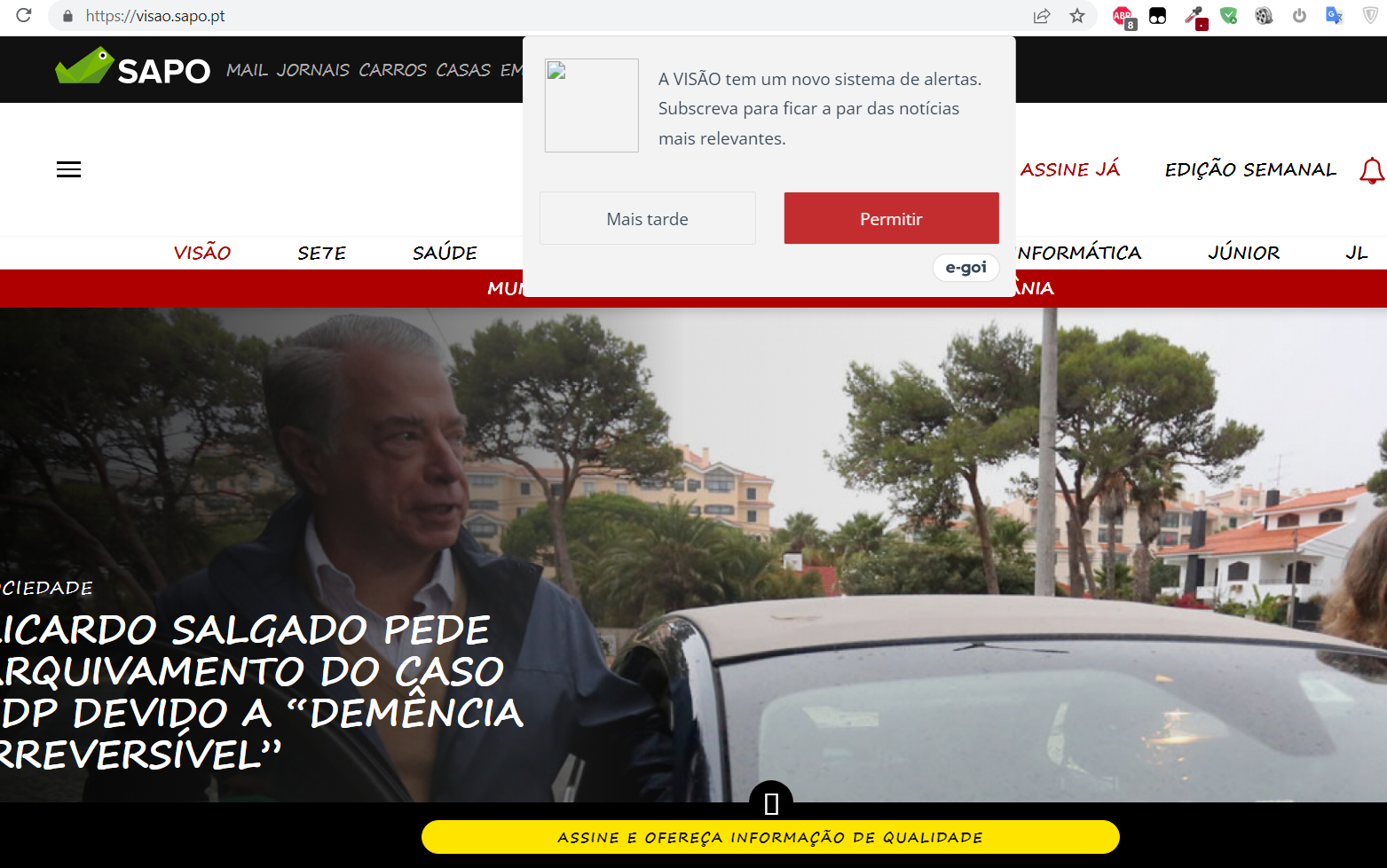 visao.sapo.pt · Issue #137474 · AdguardTeam/AdguardFilters · GitHub