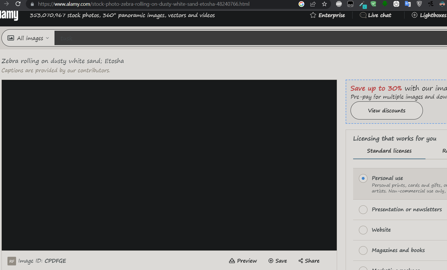 [Broken Website] alamy.com · Issue #10967 · darkreader/darkreader · GitHub
