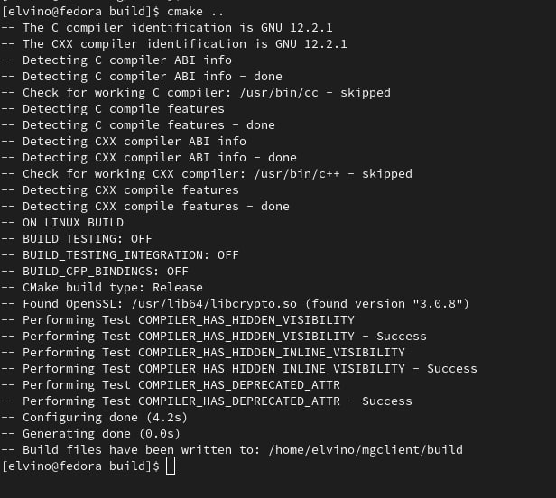 Can't compile mgclient on Fedora 37 · Issue #51 · memgraph/mgclient · GitHub