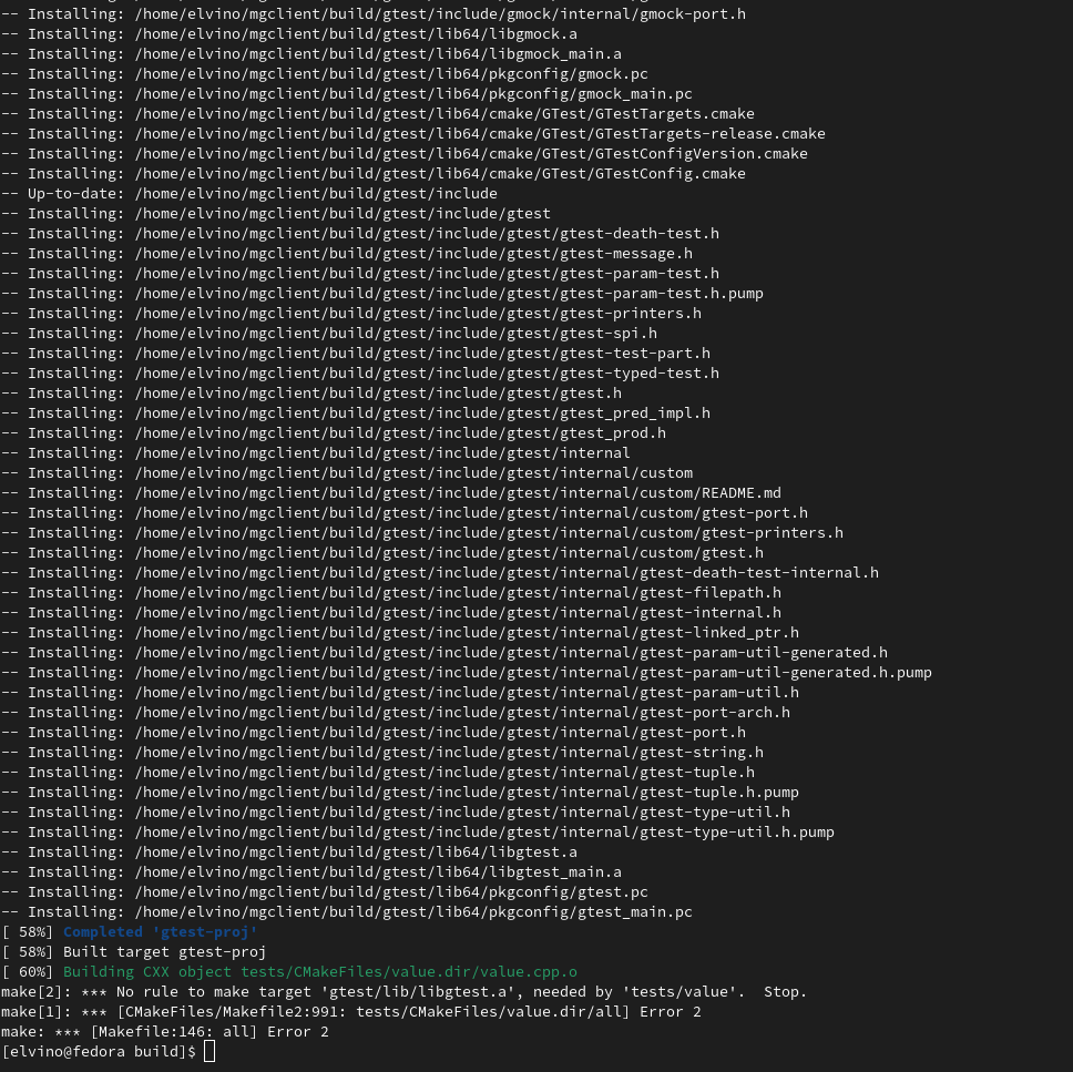 Can't compile mgclient on Fedora 37 · Issue #51 · memgraph/mgclient · GitHub