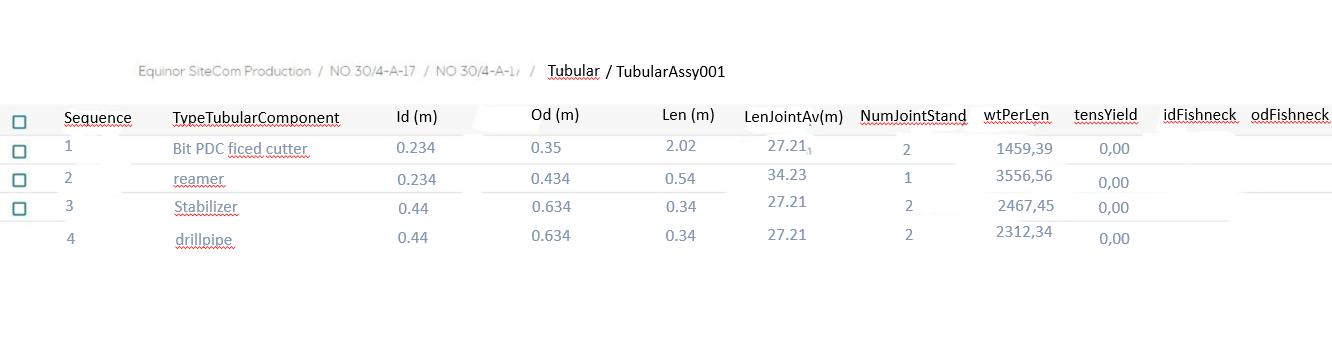 User story: Tubular Object - Frontend View · Issue #149 · equinor/witsml-explorer · GitHub