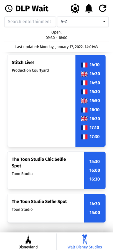 GitHub - glenndehaan/dlpwait: A wait times / entertainment schedule app for Disneyland Paris
