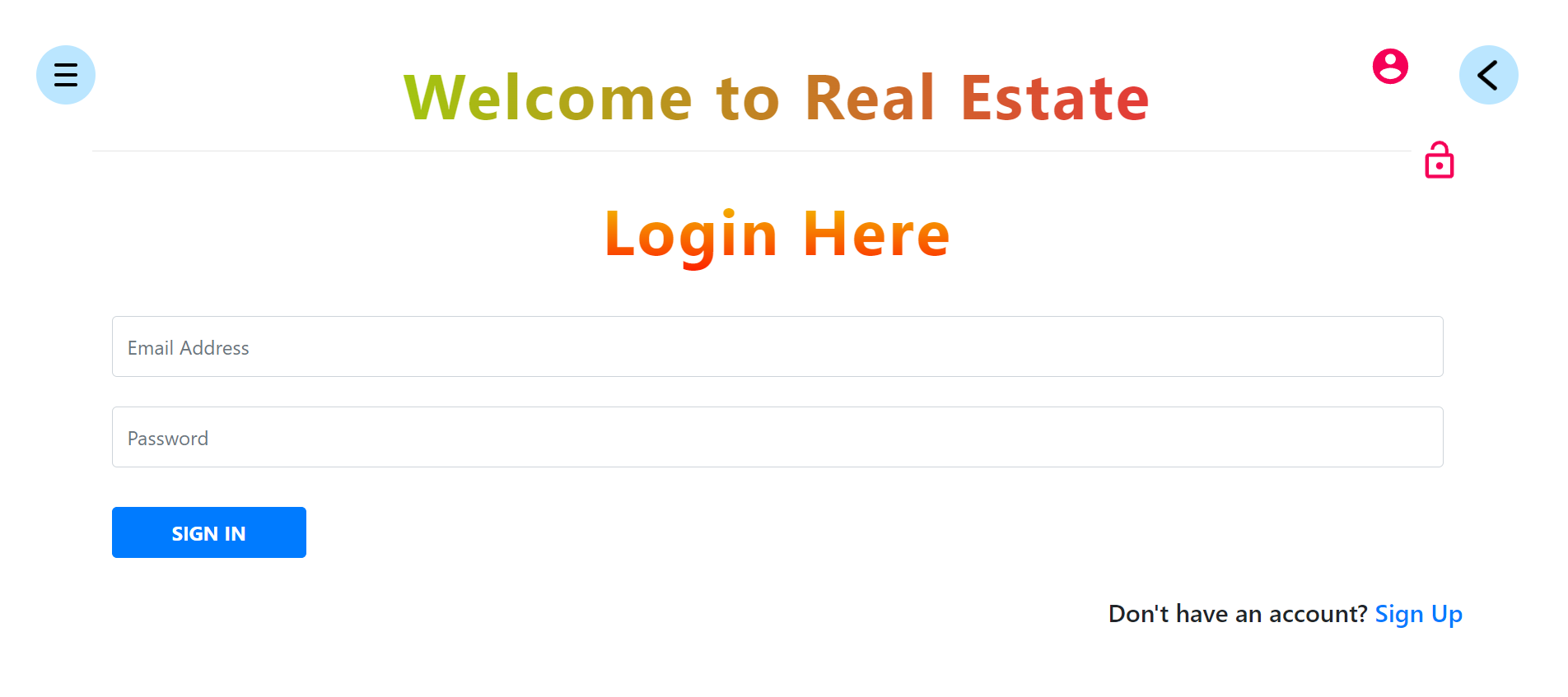 GitHub - dhruvsethi708/Real-Estate: Real Estate Application made using ...