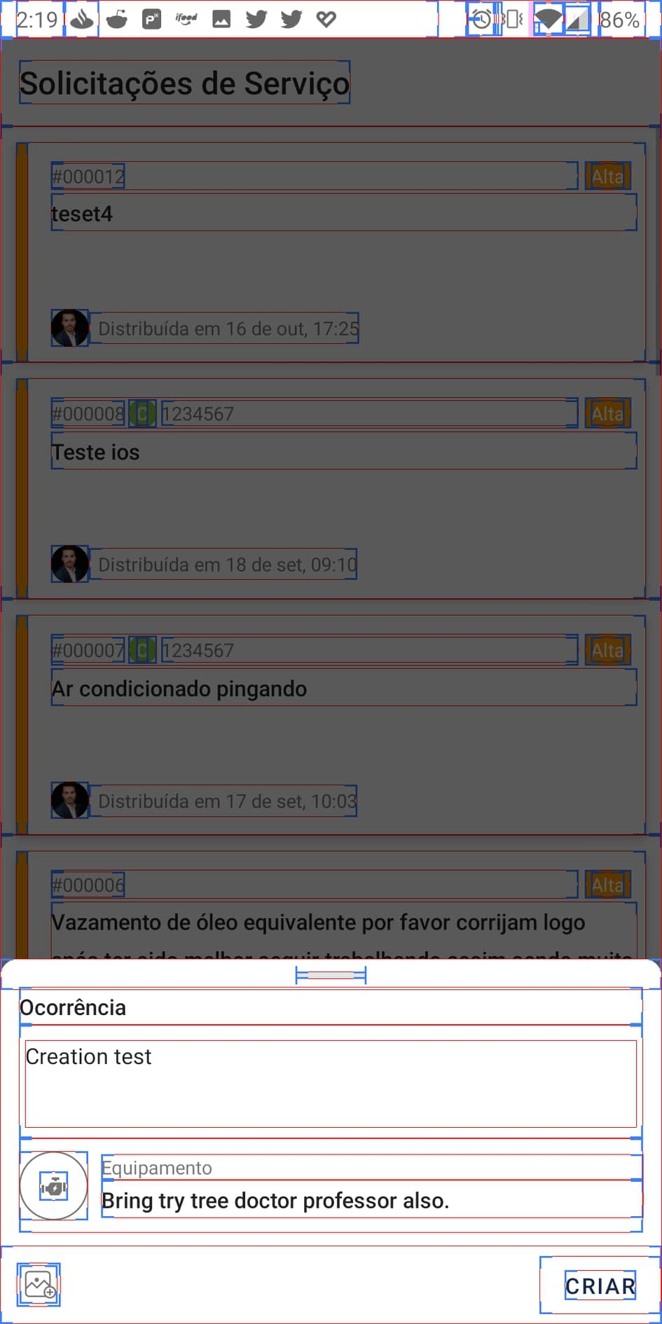 Error performing 'single click' view 'Animations or transitions are ...