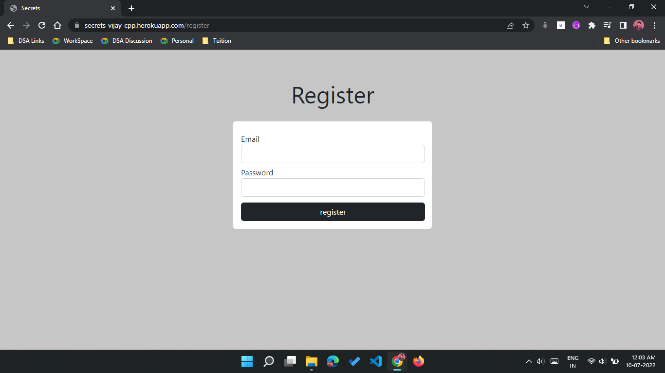 GitHub - Vijay-CPP/Secrets-Web-App: A web app that lets the user share ... GitHub - Vijay-CPP/Secrets-Web-App: A web app that lets the user share ...