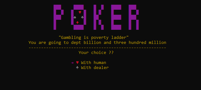 GitHub - nnaaaa/poker: 🃏 The deck of cards game consider the winner by skill and a little lucky