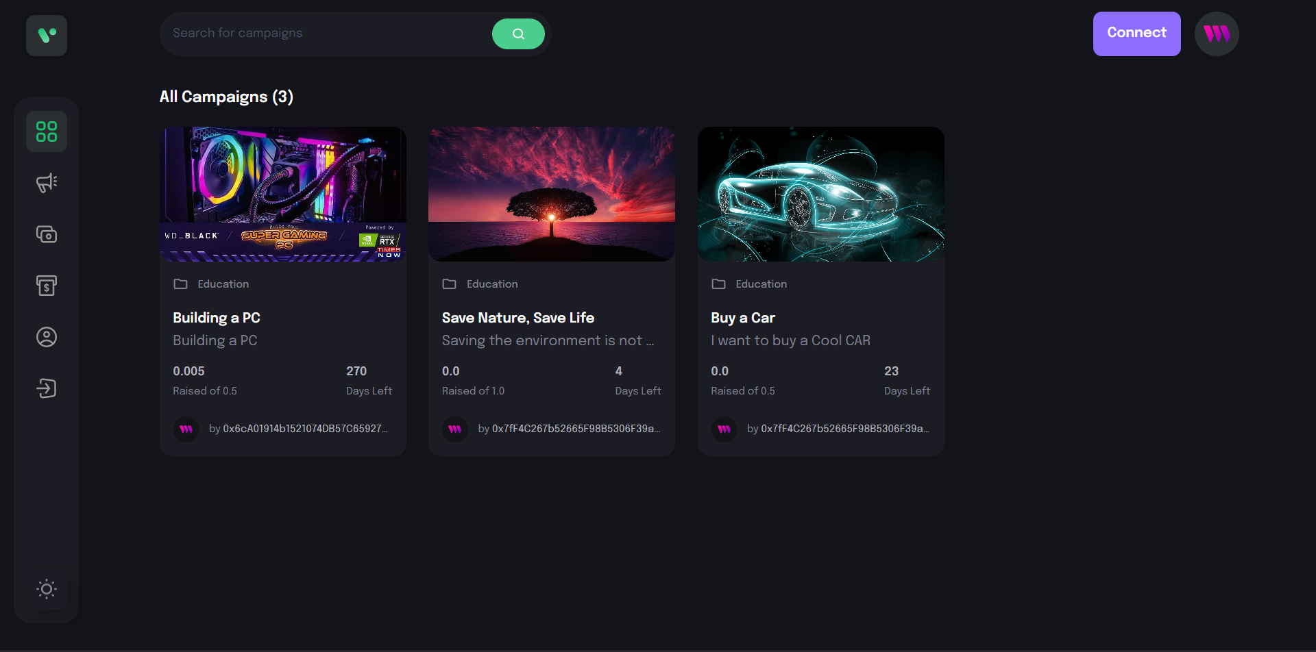 Github Varun Singh14 Crowdfunding Crowdfunding Is A Decentralized Crowdfunding Platform Built