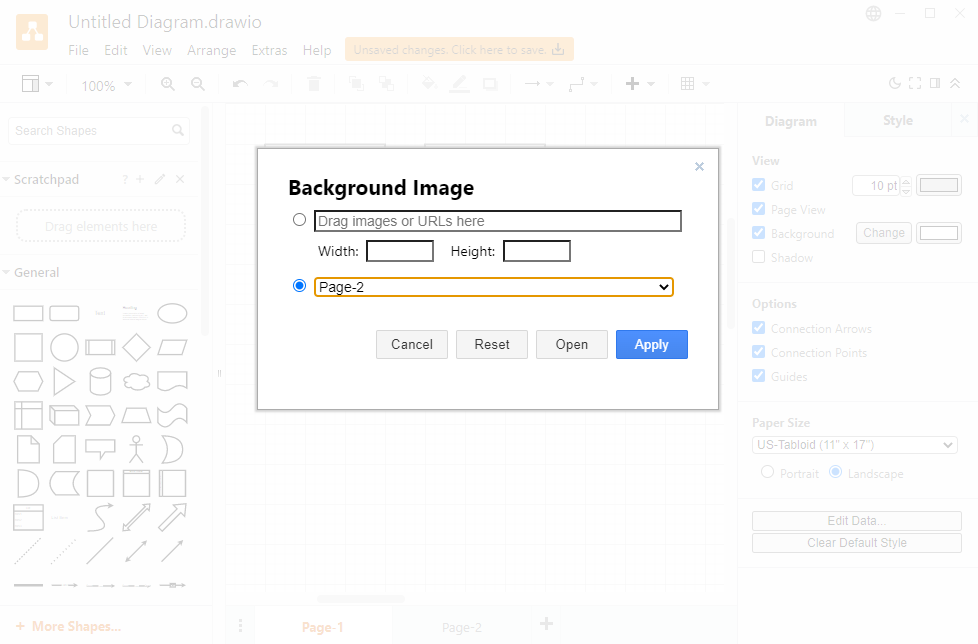 When Shadow is set on the background, it is not showing on the front ...
