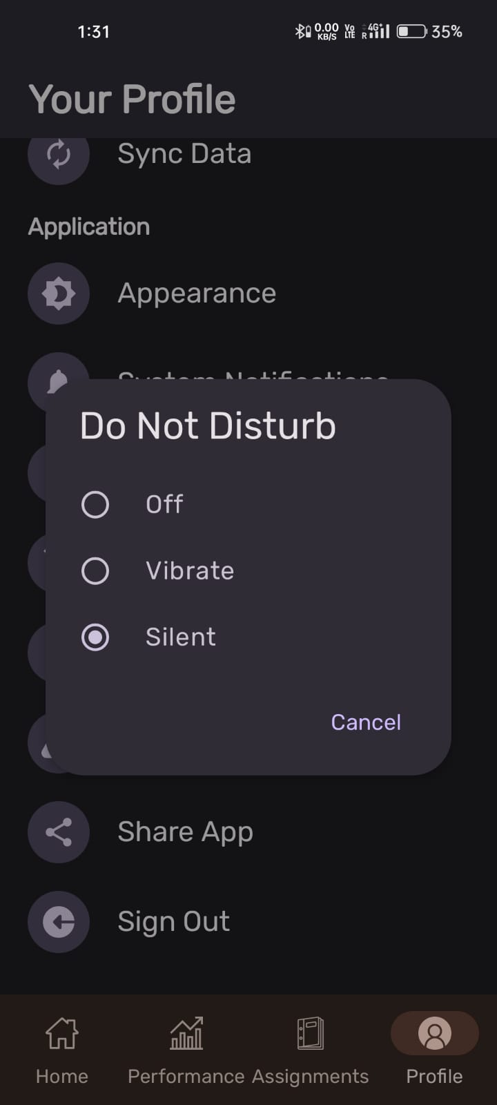 To toggle do not disturb on in an ongoing class · Issue #71 · therealsujitk/android-vtop-chennai ...