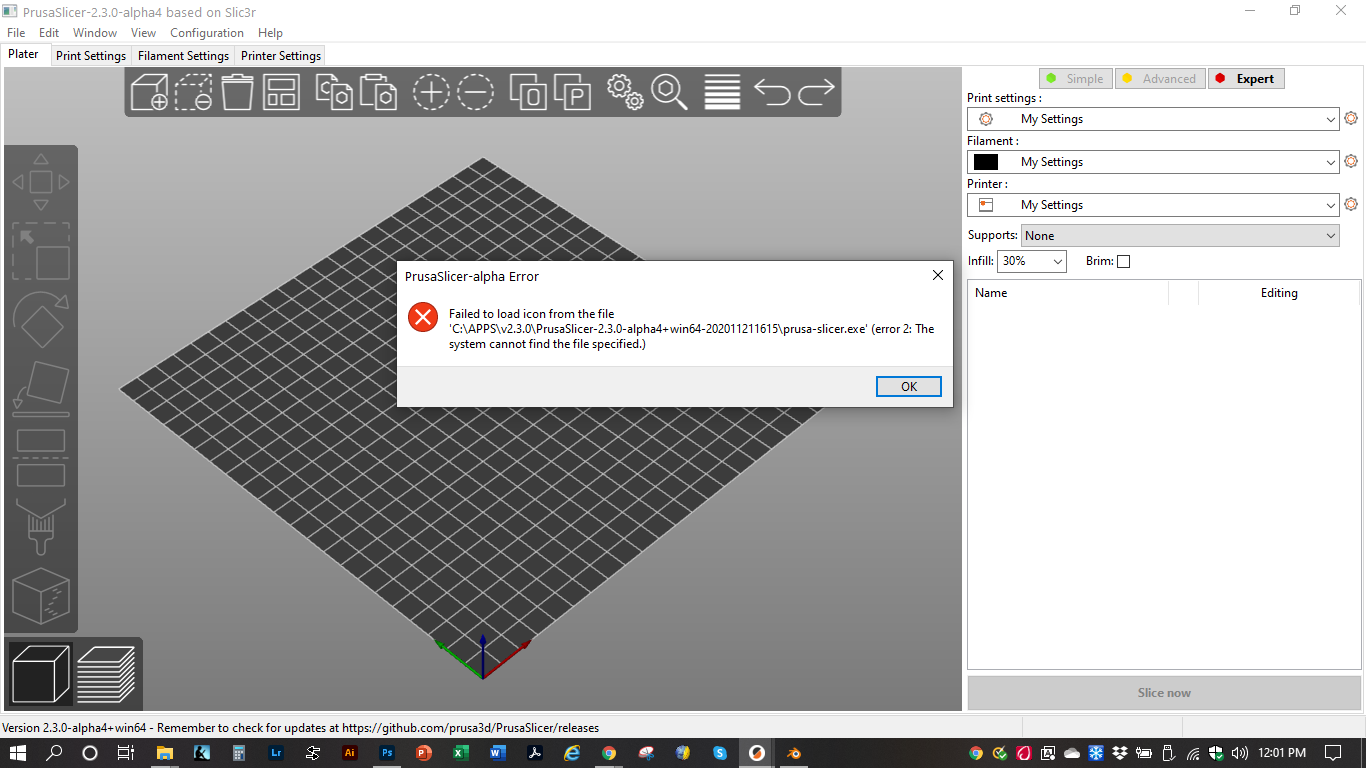 Unexpected Behavior @ Application Open and When GCODE is Generated · Issue #5254 · prusa3d ...