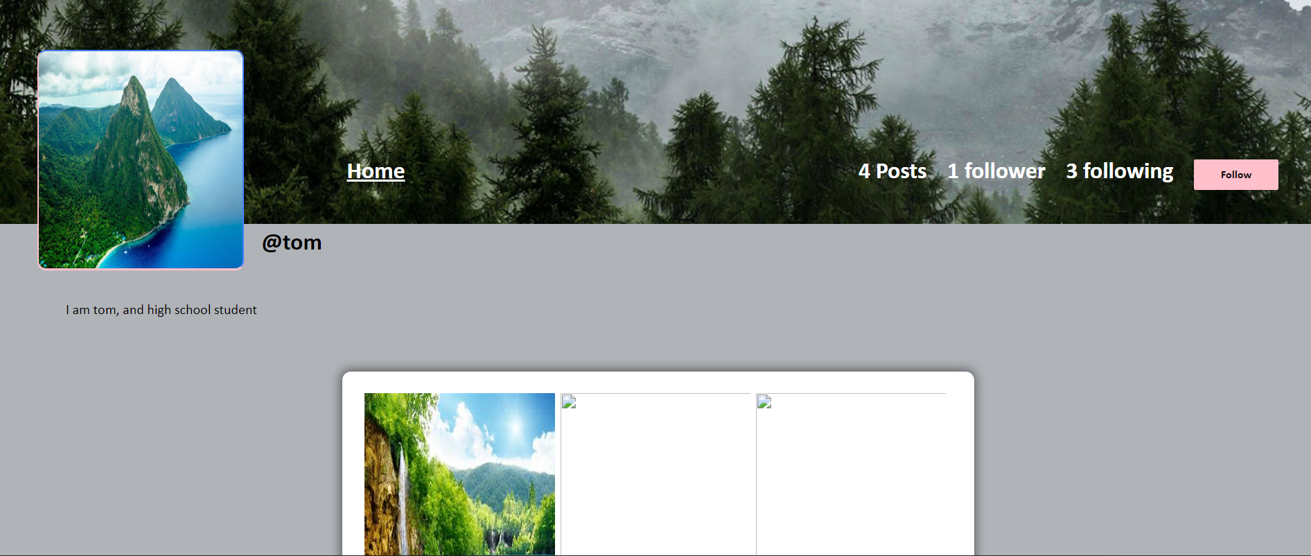 GitHub - Gautam-Bansal/Instagram-Clone: Making instagram clone (social media app) using Django ...
