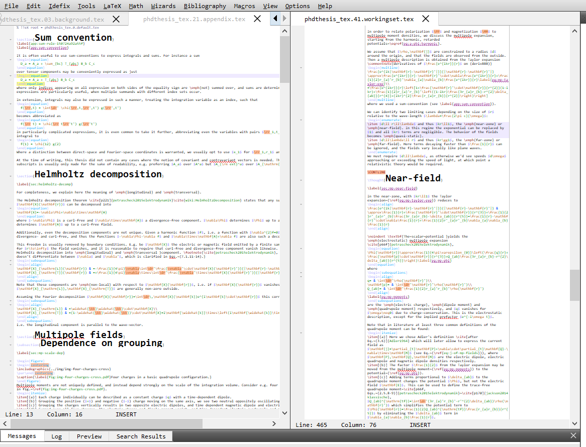 Number-of-characters-per-line not respected in one editor tab after font size is changed in ...