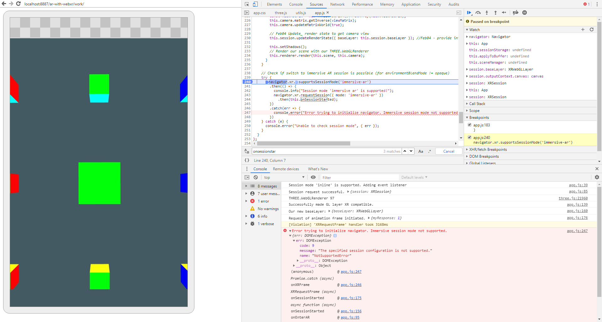 Restrictions on an immersive session · Issue #469 · immersive-web/webxr · GitHub