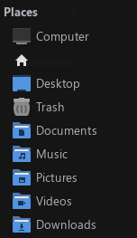 Thunar side panel not using the right icons · Issue #2913 ...