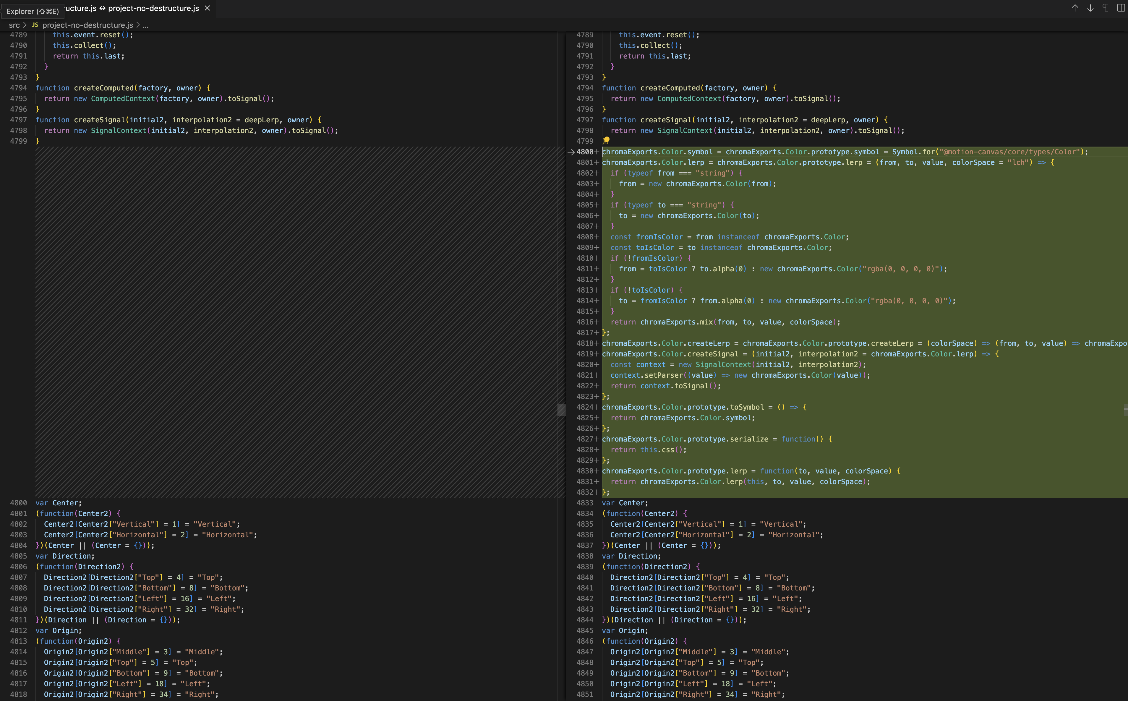 Part of chroma-js export missing in built project bundle · Issue #577 · motion-canvas/motion ...