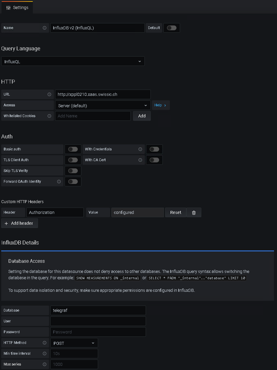 Grafana 7.4.1: Local data source specific variables / macros show up as unknown variables ...