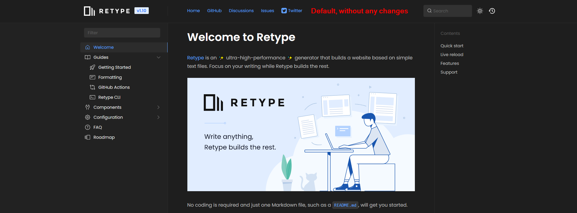 Feature Request: Widescreen mode · Issue #172 · retypeapp/retype · GitHub