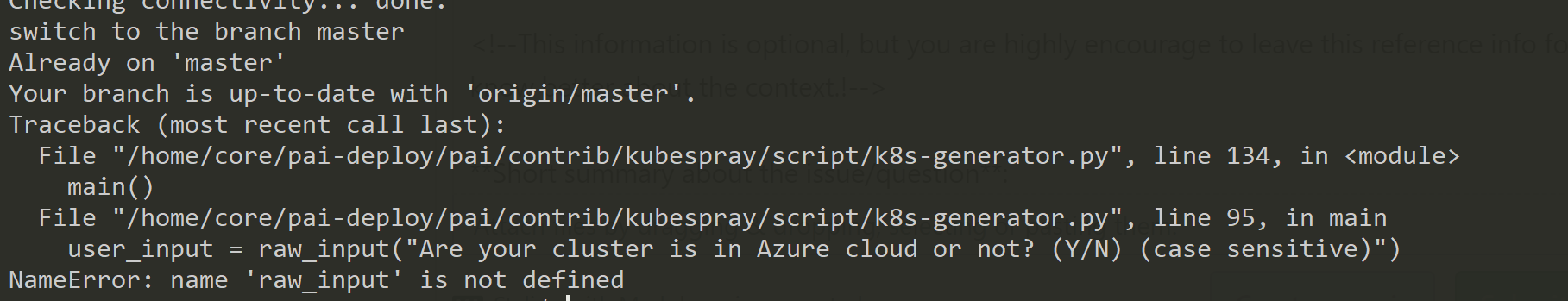 NameError: name 'raw_input' is not defined · Issue #4536 · microsoft ...