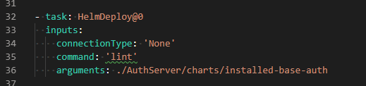 Allow "lint" command for HelmDeploy Task · Issue #11023 · microsoft/azure-pipelines-tasks · GitHub